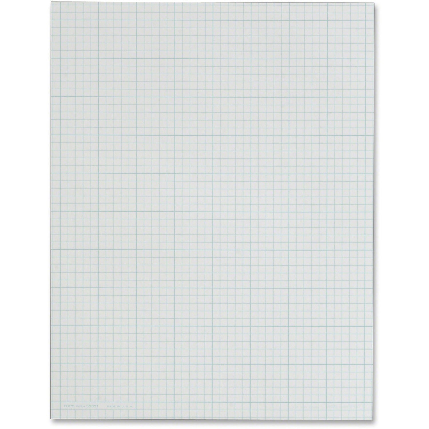 TOPS Cross Section Pads, Cross-Section Quadrille Rule (5 sq/in, 1 sq/i ...