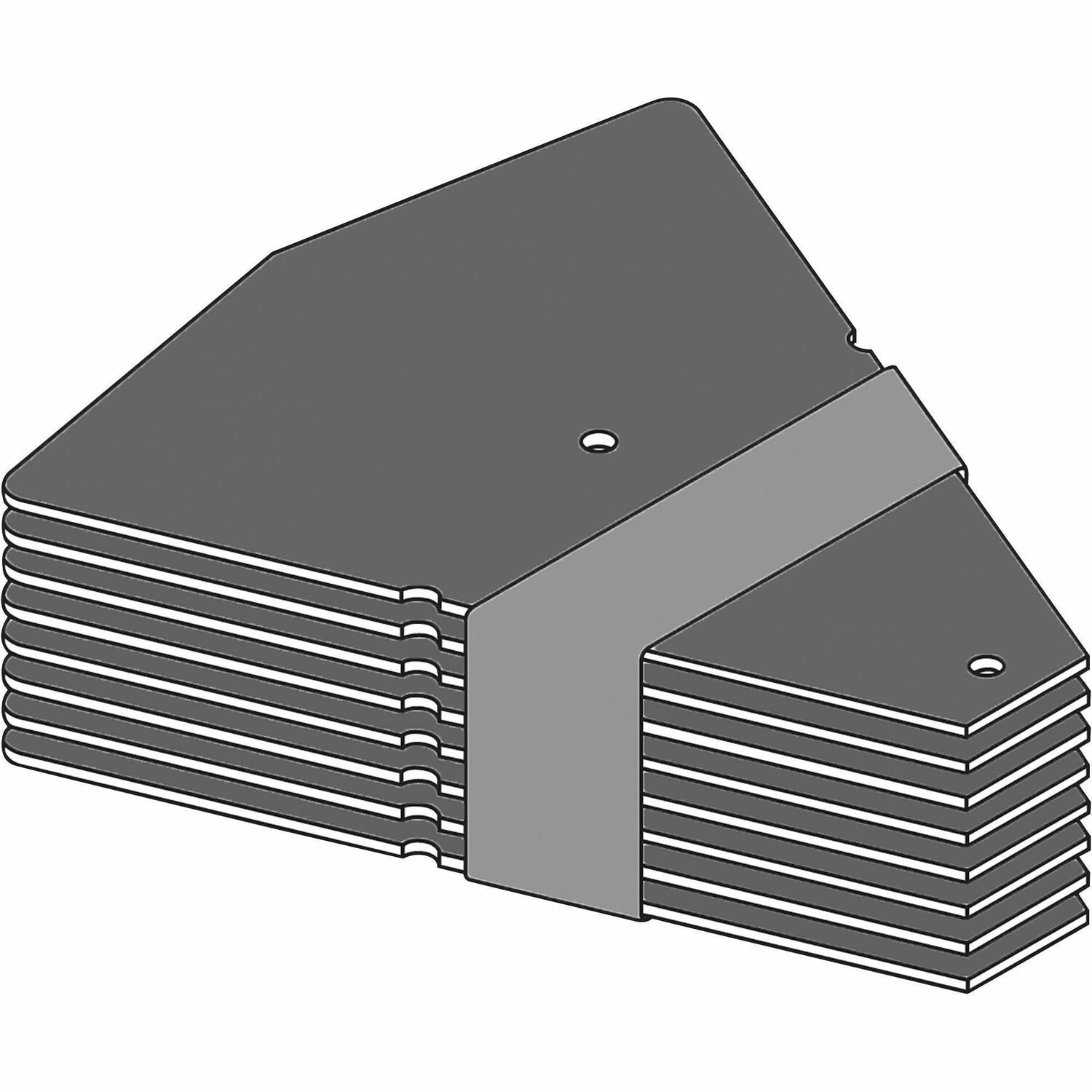 HON Counterweight, f/Disc/42" Round Tops, 16 lb, Black (HONHBTTCW ...
