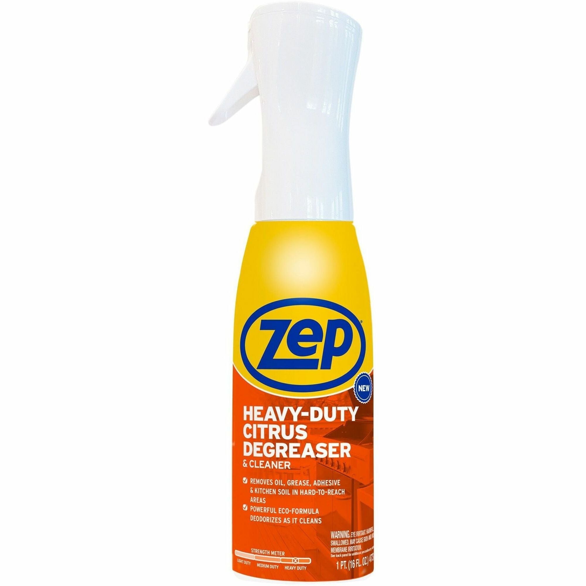Zep Heavy Duty Citrus Degreaser, 16 fl oz (0.5 quart), Citrus, Solvent ...