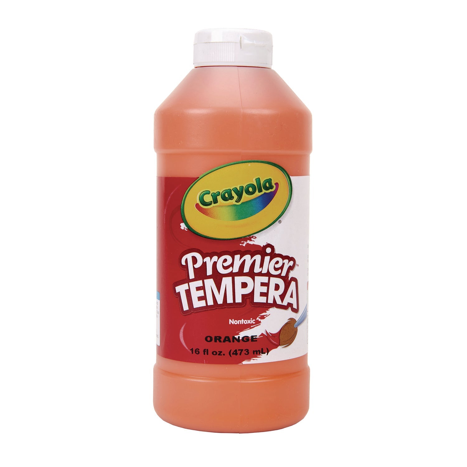 Crayola® Premier Tempera Paint, Orange, 16 oz Bottle (CYO541216036 ...
