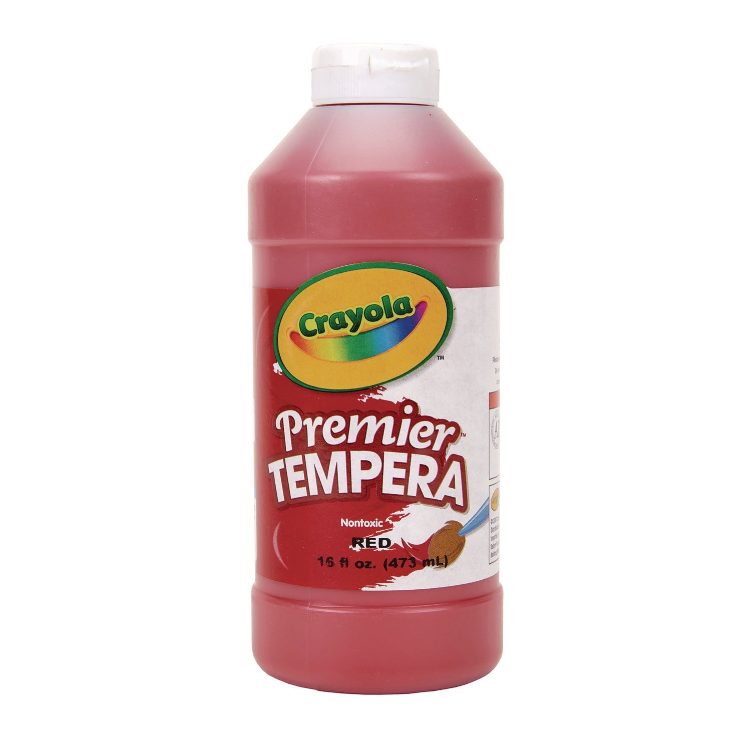 Crayola® Premier Tempera Paint, Red, 16 oz Bottle (CYO541216038 ...
