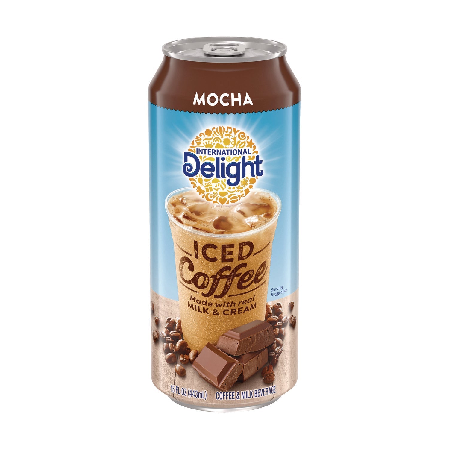 International Delight® Iced Coffee, Mocha, 15 oz Can, 12/Carton (ITDWW ...