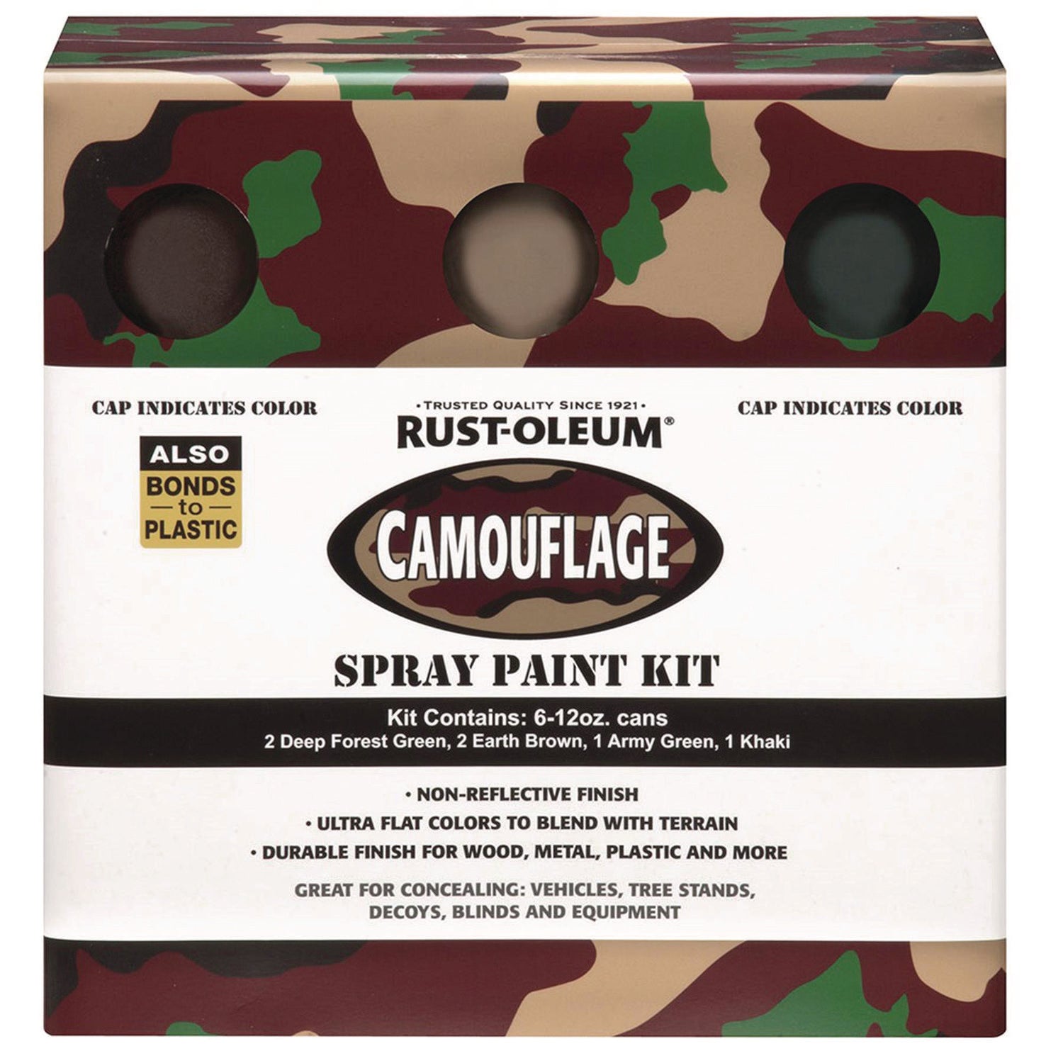 Rust-Oleum® Camouflage 2X Ultra Cover Assorted Spray Paint Kit, Assort ...
