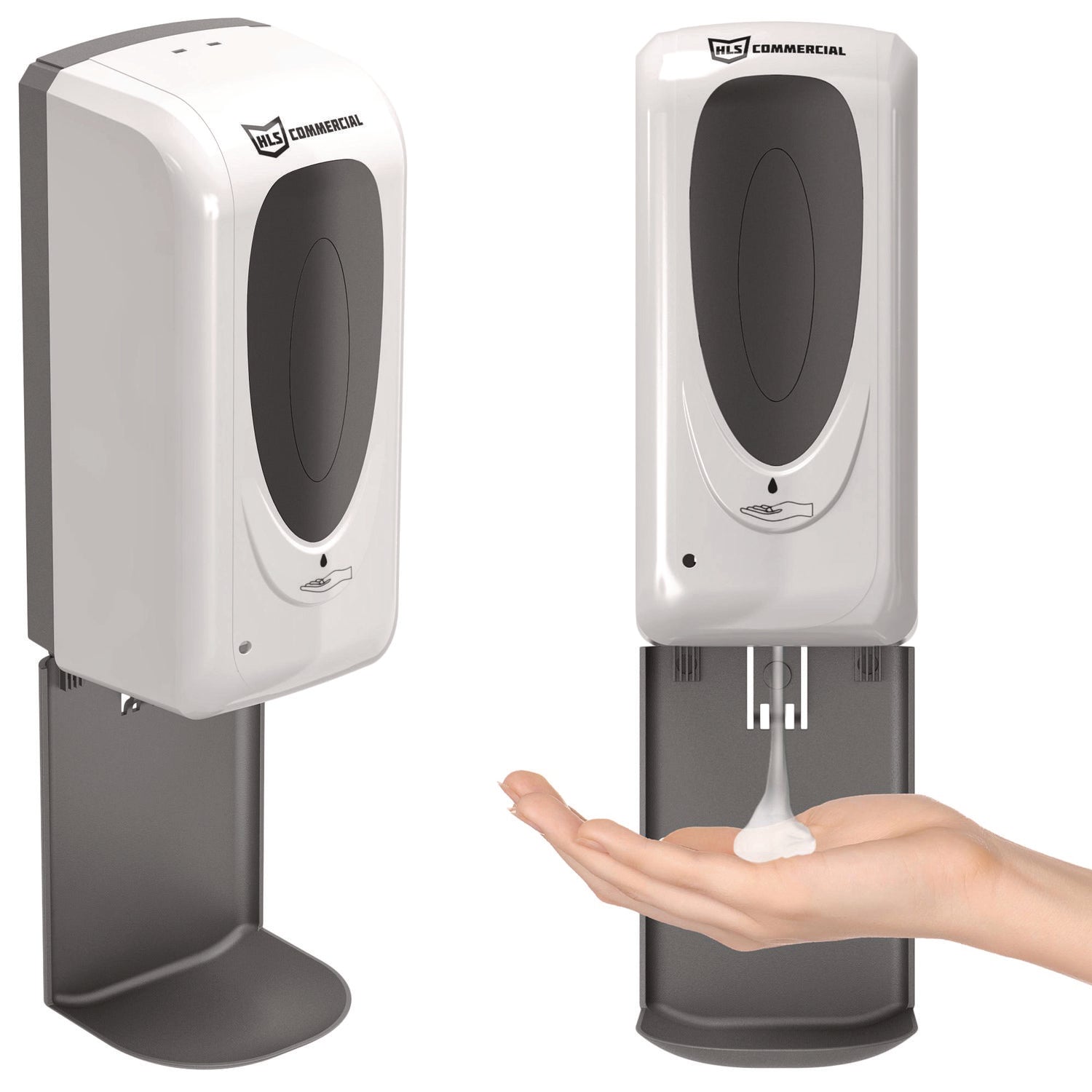 HLS Commercial® Sanitizer Dispenser, 4.6 x 4.5 x 17, Silver (HLMHLSSDW ...