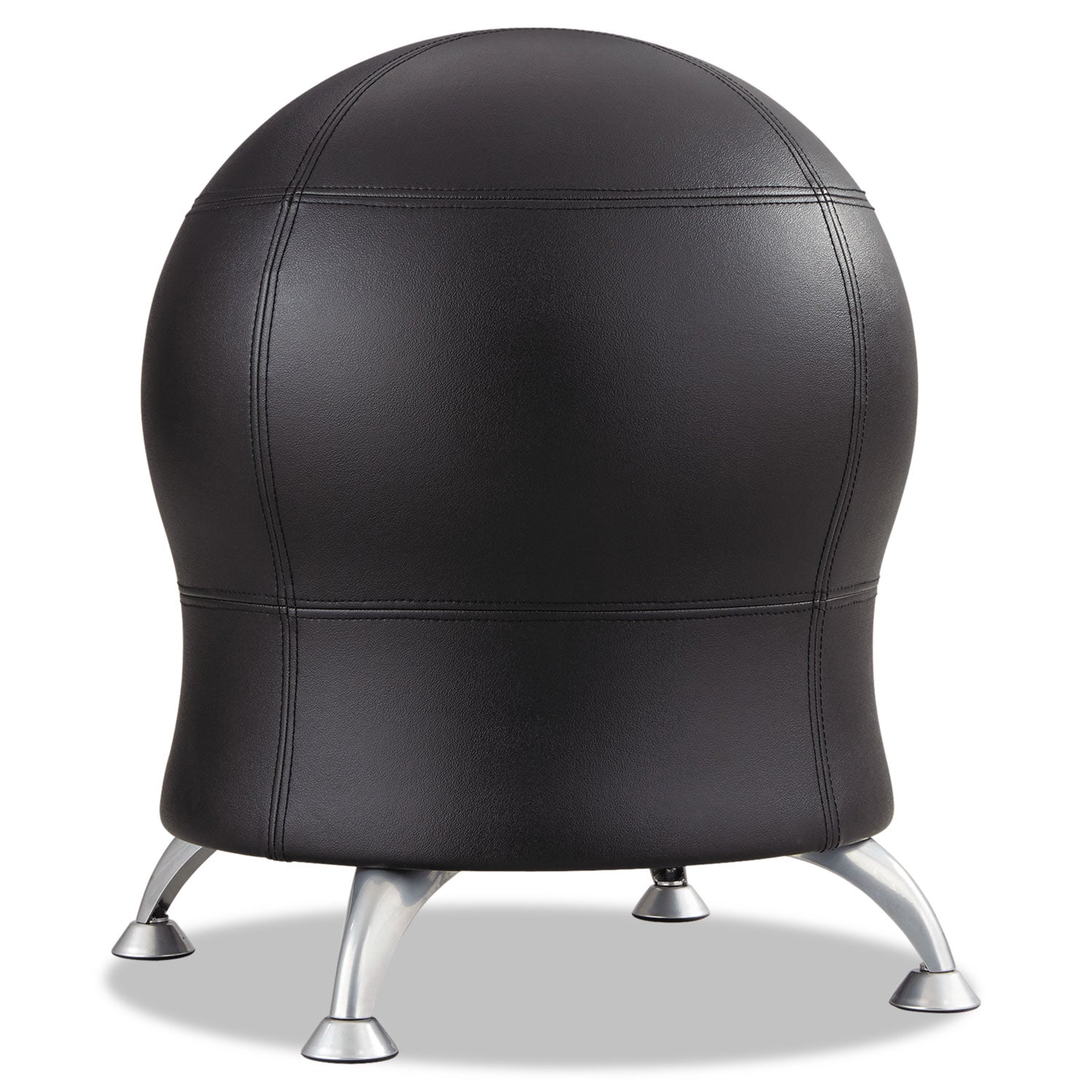 Safco® Zenergy Ball Chair, Backless, Supports Up to 250 lb, Black Viny ...