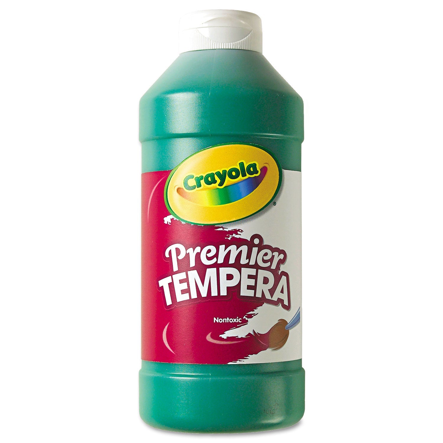 Crayola® Premier Tempera Paint, Green, 16 oz Bottle (CYO541216044 ...