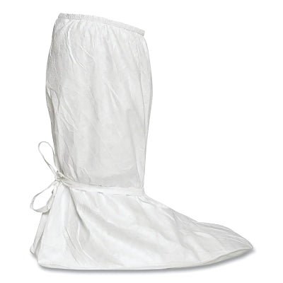 Dupont Tyvek IsoClean Boot Covers with PVC Soles, Ankle Ties, Large, W ...