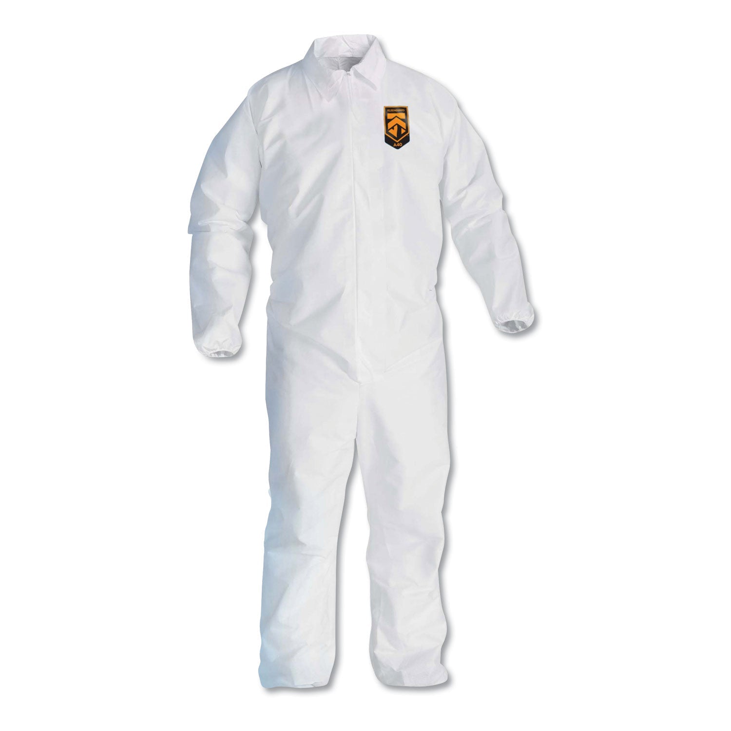 KleenGuard™ A40 Elastic-Cuff and Ankles Coveralls, 4X-Large, White, 25 ...