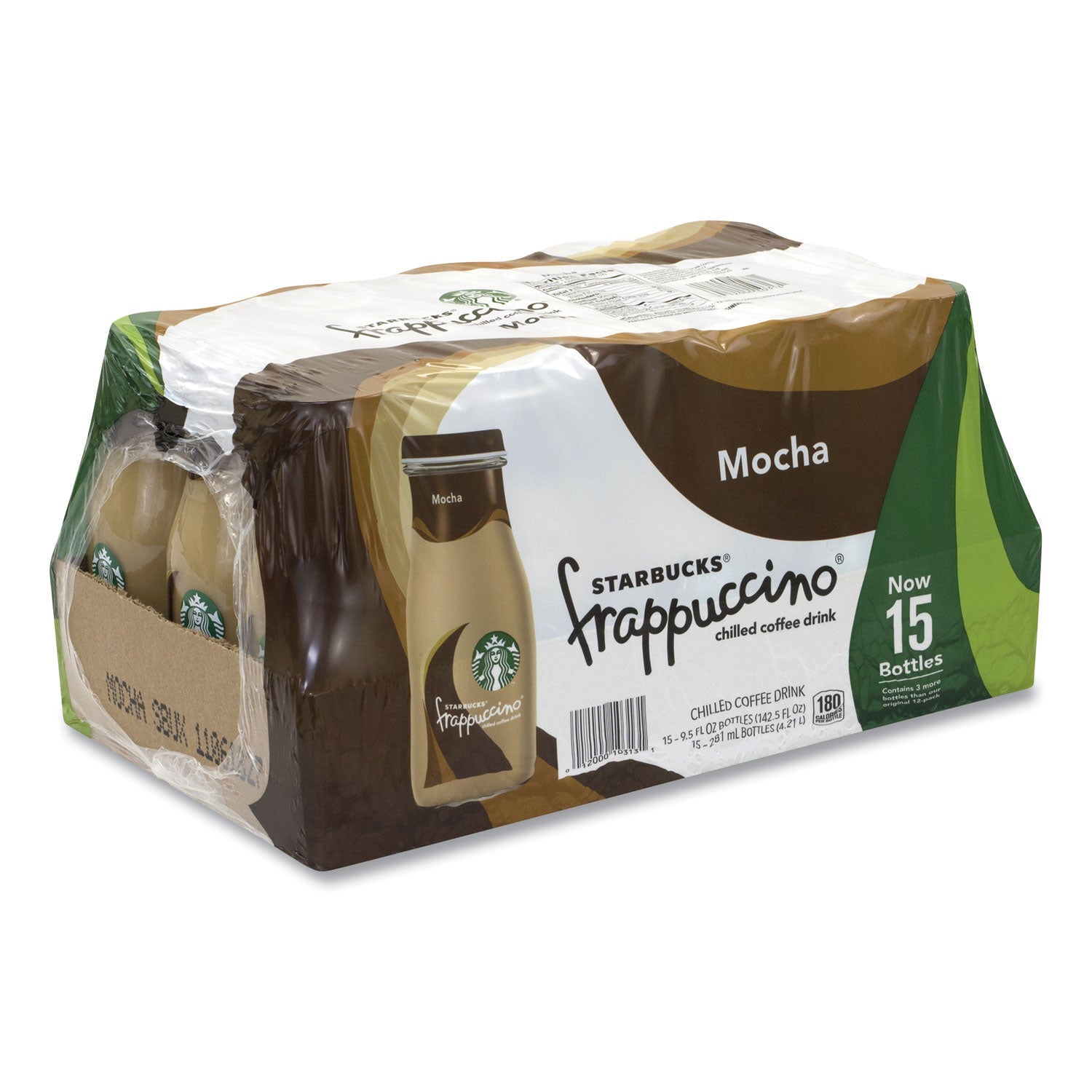 Starbucks® Frappuccino Coffee, 9.5 oz Bottle, Mocha, 15/Carton, Ships ...