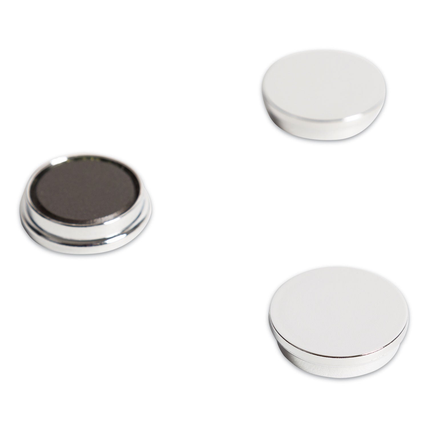 U Brands Board Magnets, Circles, Silver, 1.25" Diameter, 10/Pack (UBRI ...