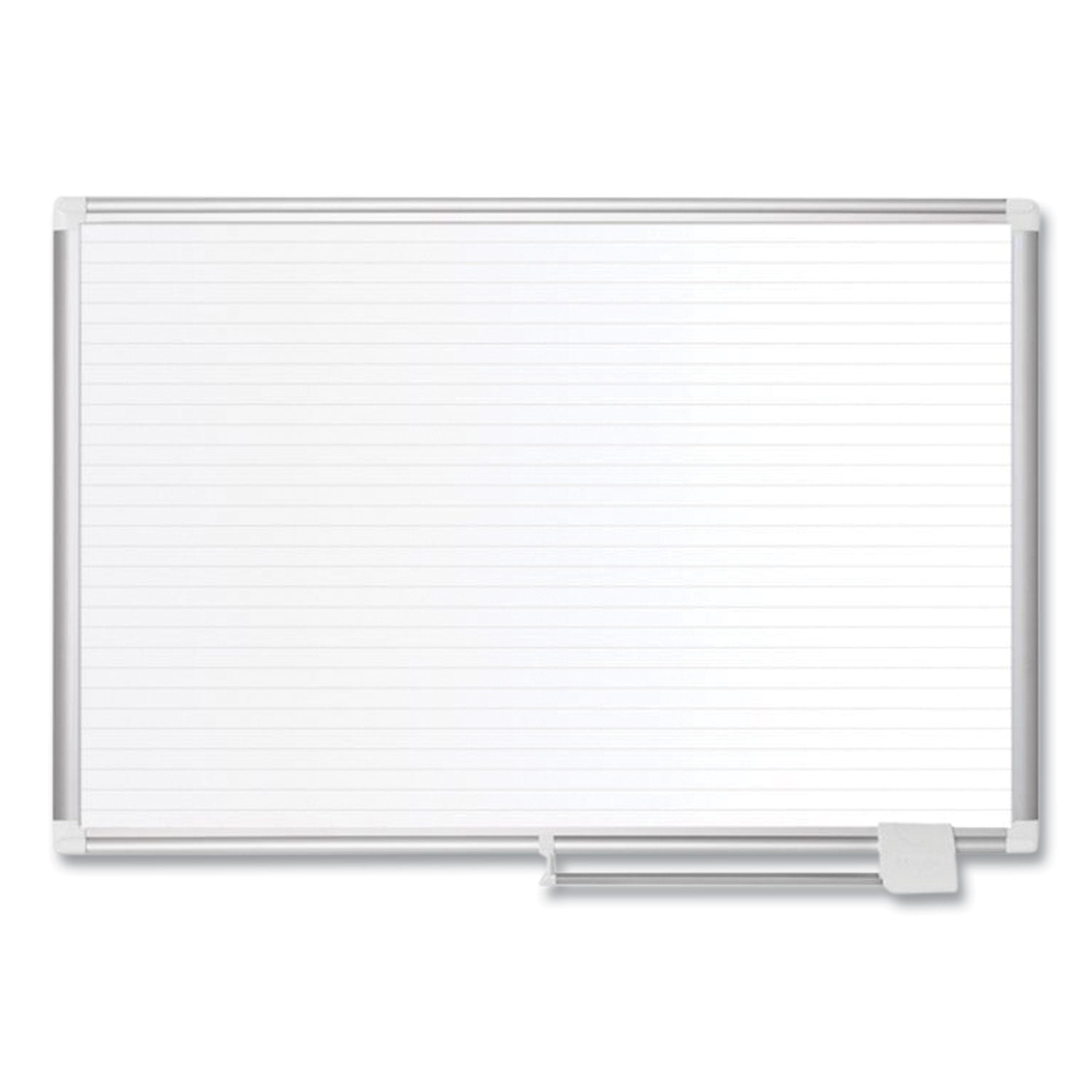 MasterVision® Ruled Magnetic Steel Dry Erase Planning Board, 48 x 36 ...