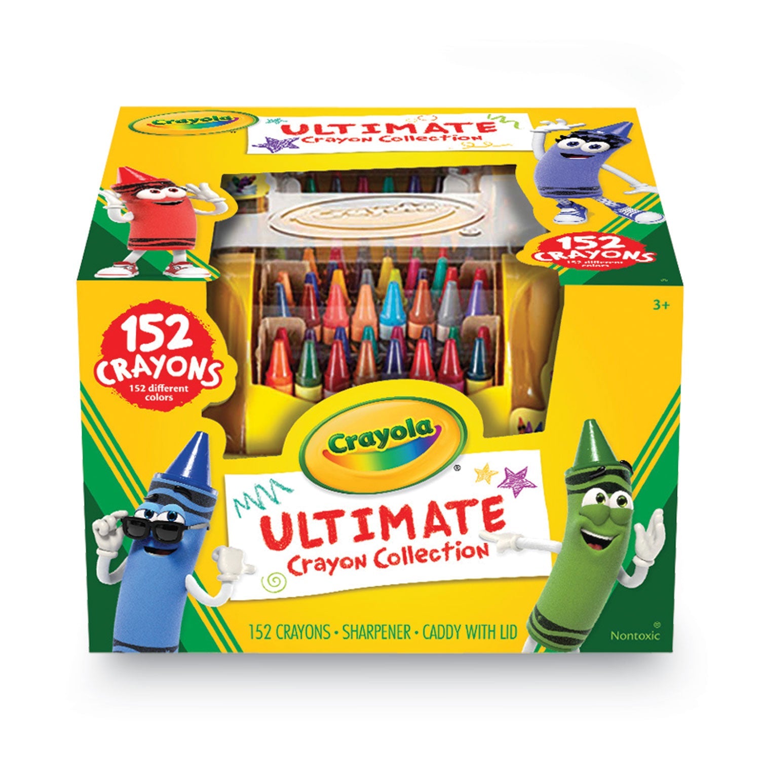 Crayola® Ultimate Crayon Case, Sharpener Caddy, 152 Colors (CYO520030 ...