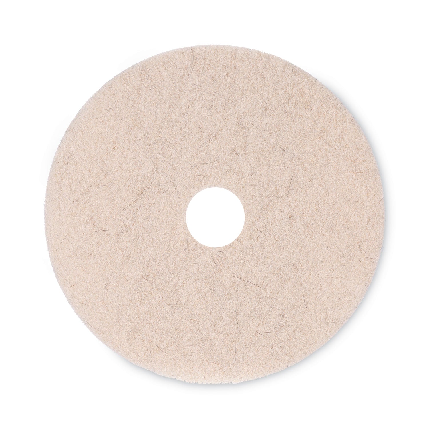 Boardwalk® Natural Hog Hair Burnishing Floor Pads, 20" Diameter, Tan ...