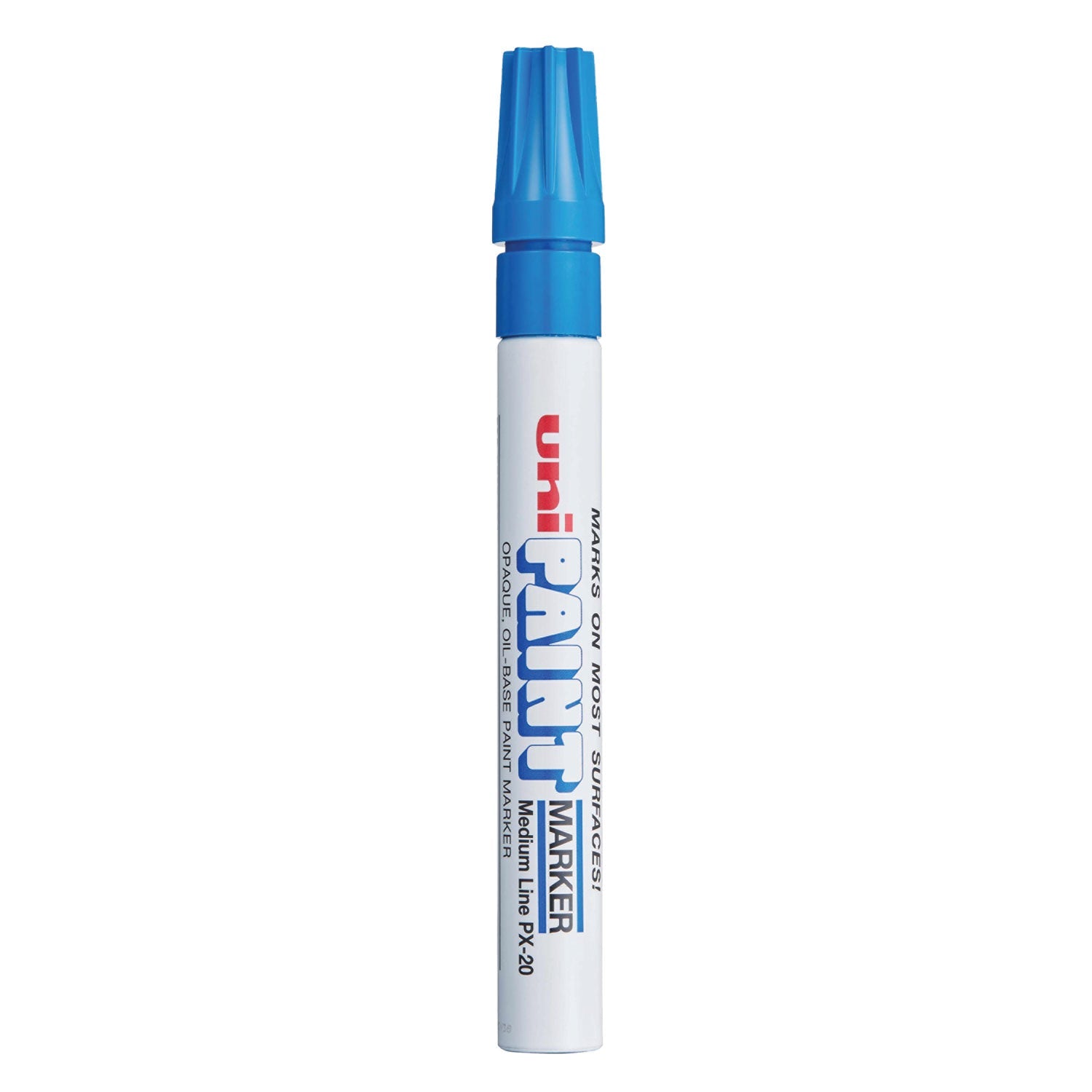 uni®-Paint Permanent Marker, Medium Bullet Tip, Blue (UBC63603 ...