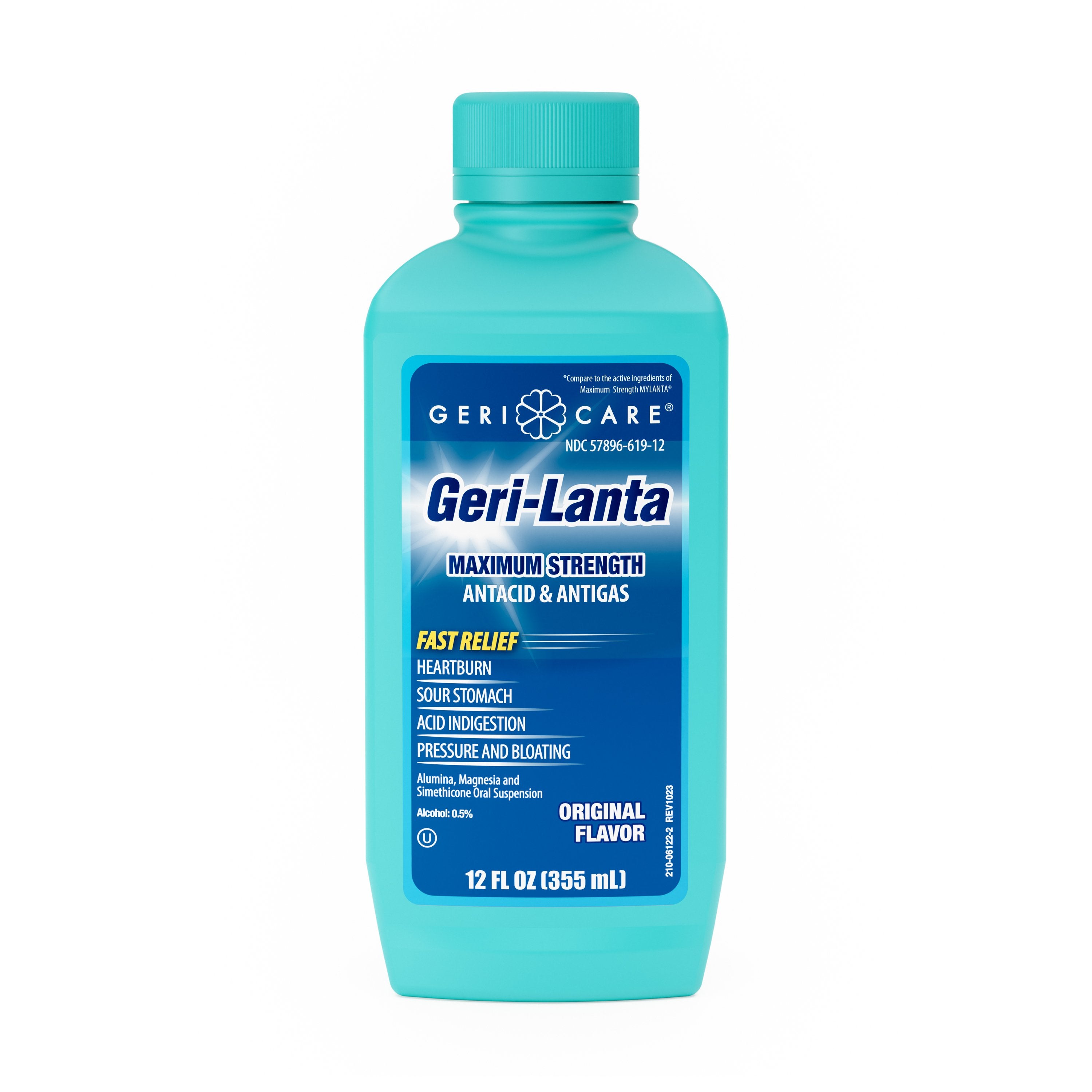 Geri-Care® Antacid 400 mg - 40 mg Strength Oral Suspension 12 oz. (558 ...