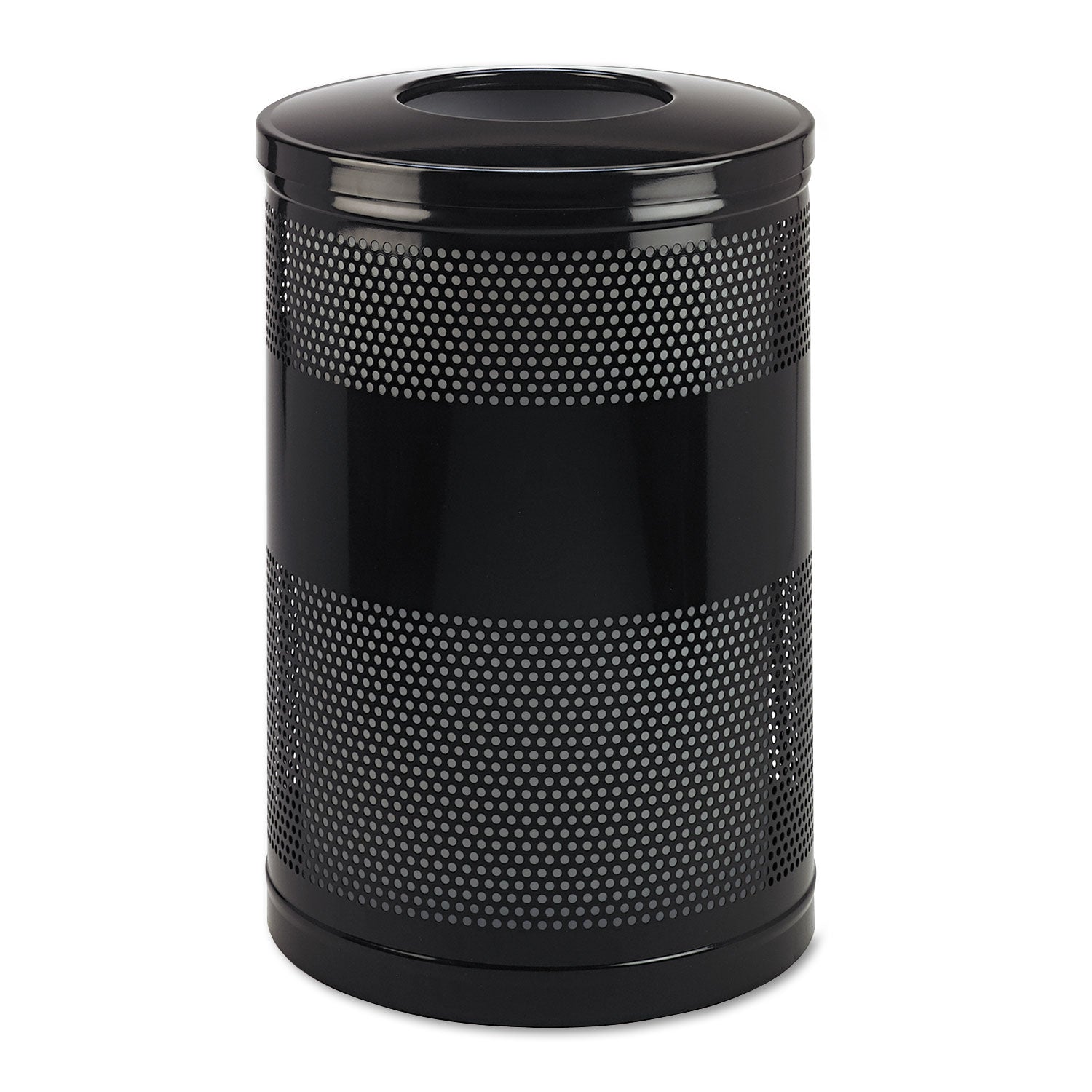 Rubbermaid® Commercial Classics Perforated Open Top Receptacle, 51 gal ...