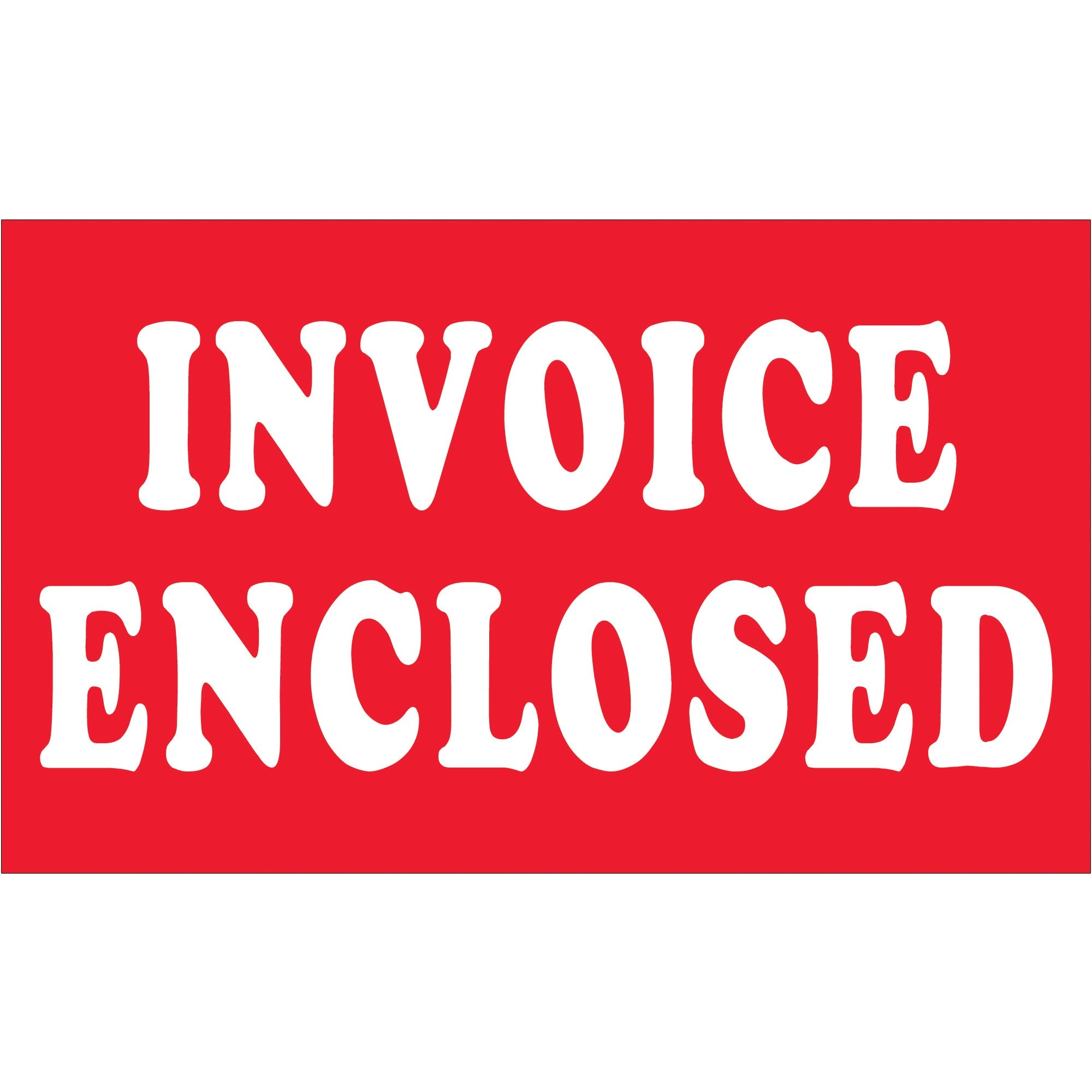 3 x 5" - "Invoice Enclosed" Labels (DL1208) – GoodEarth Health