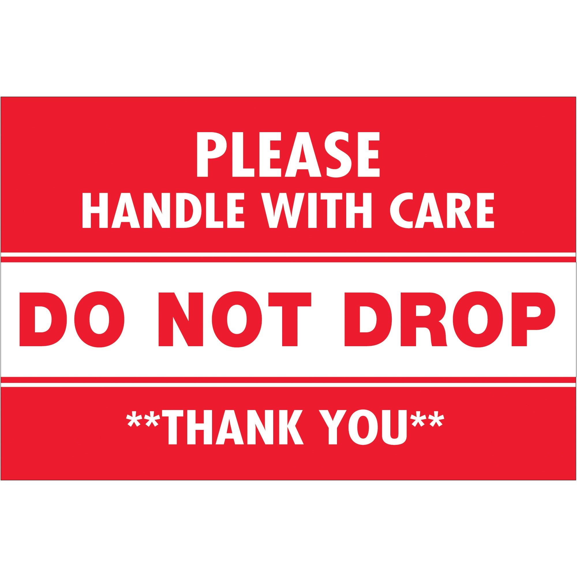 2 x 3" - "Do Not Drop" Labels (DL1313) – GoodEarth Health