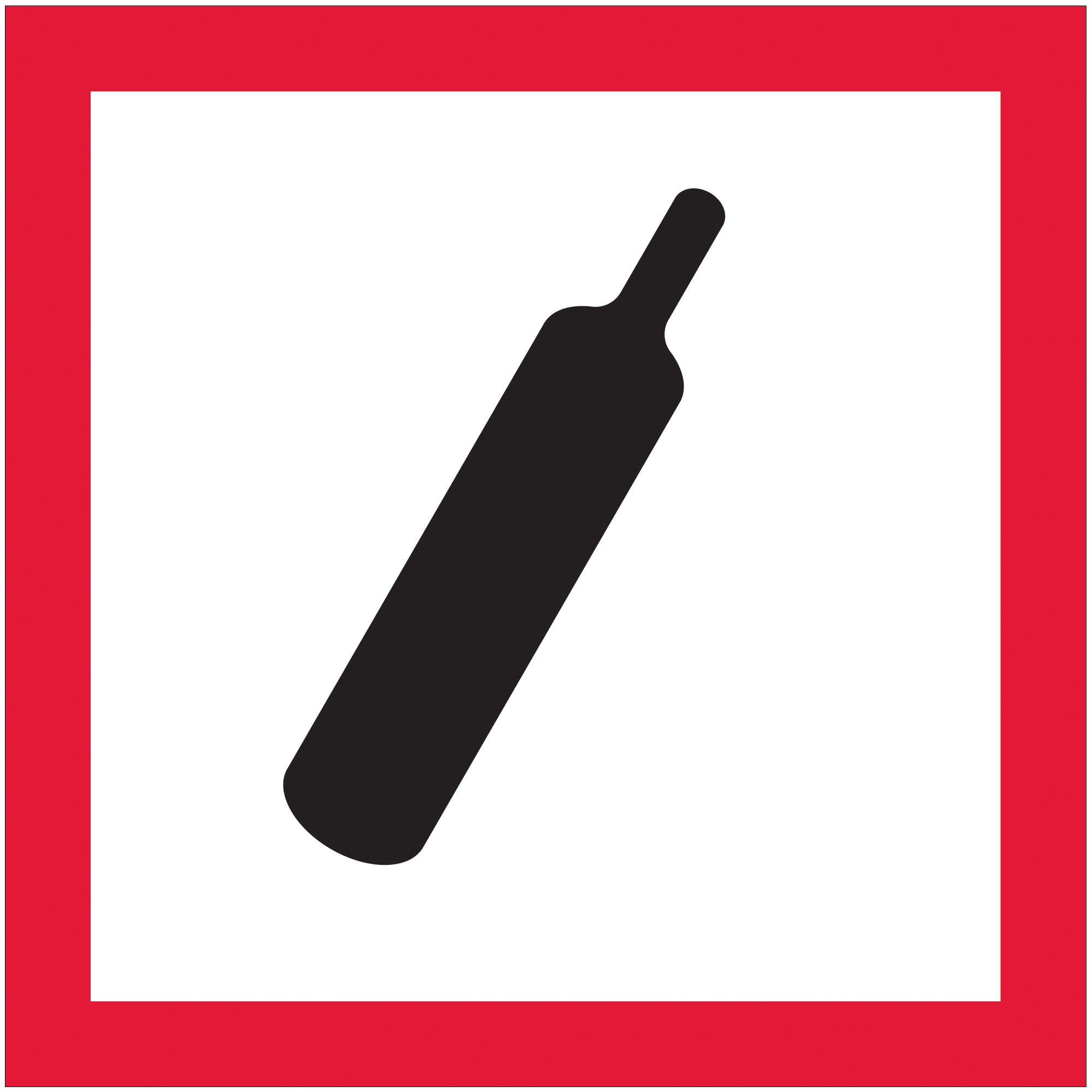 1 x 1" Pictogram - Gas Cylinder Labels (DL4143) – GoodEarth Health