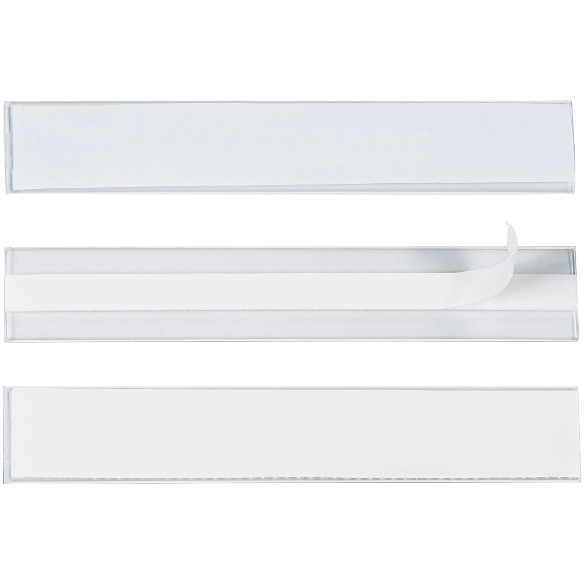 1 x 6" Hol-Dex® Self-Adhesive Plastic Label Holders (LH112) – GoodEarth ...