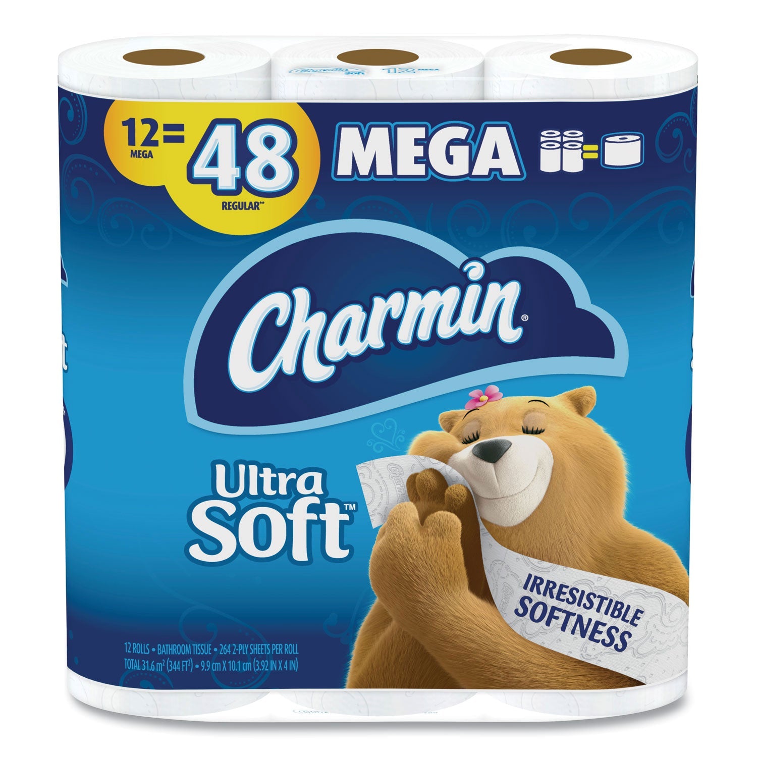 Charmin Ultra Soft Bathroom Tissue, Mega Roll, Septic Safe, 2-Ply, Whi ...