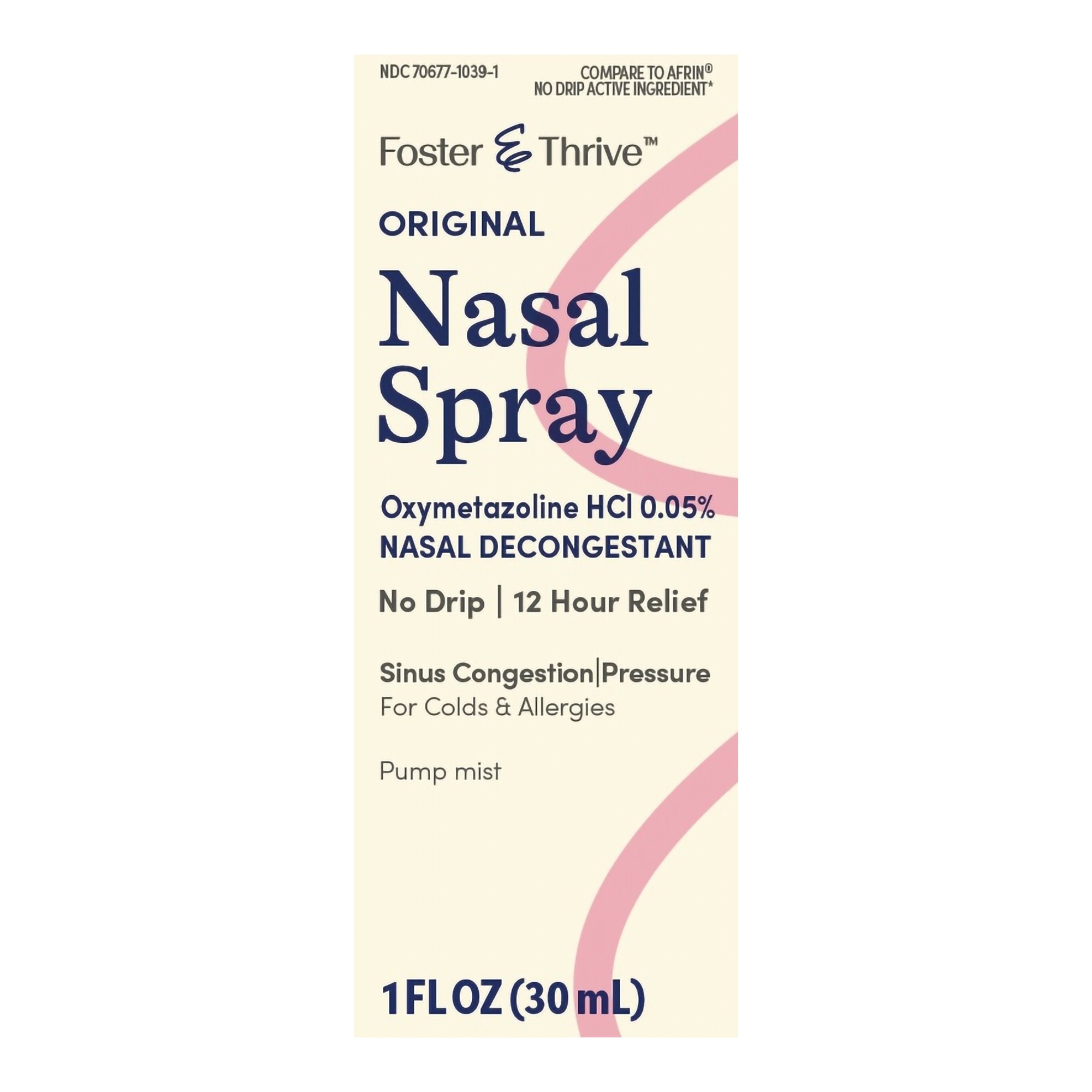 Foster & Thrive™ Sinus Relief 0.05% Strength Nasal Spray 1 oz. (123896 ...