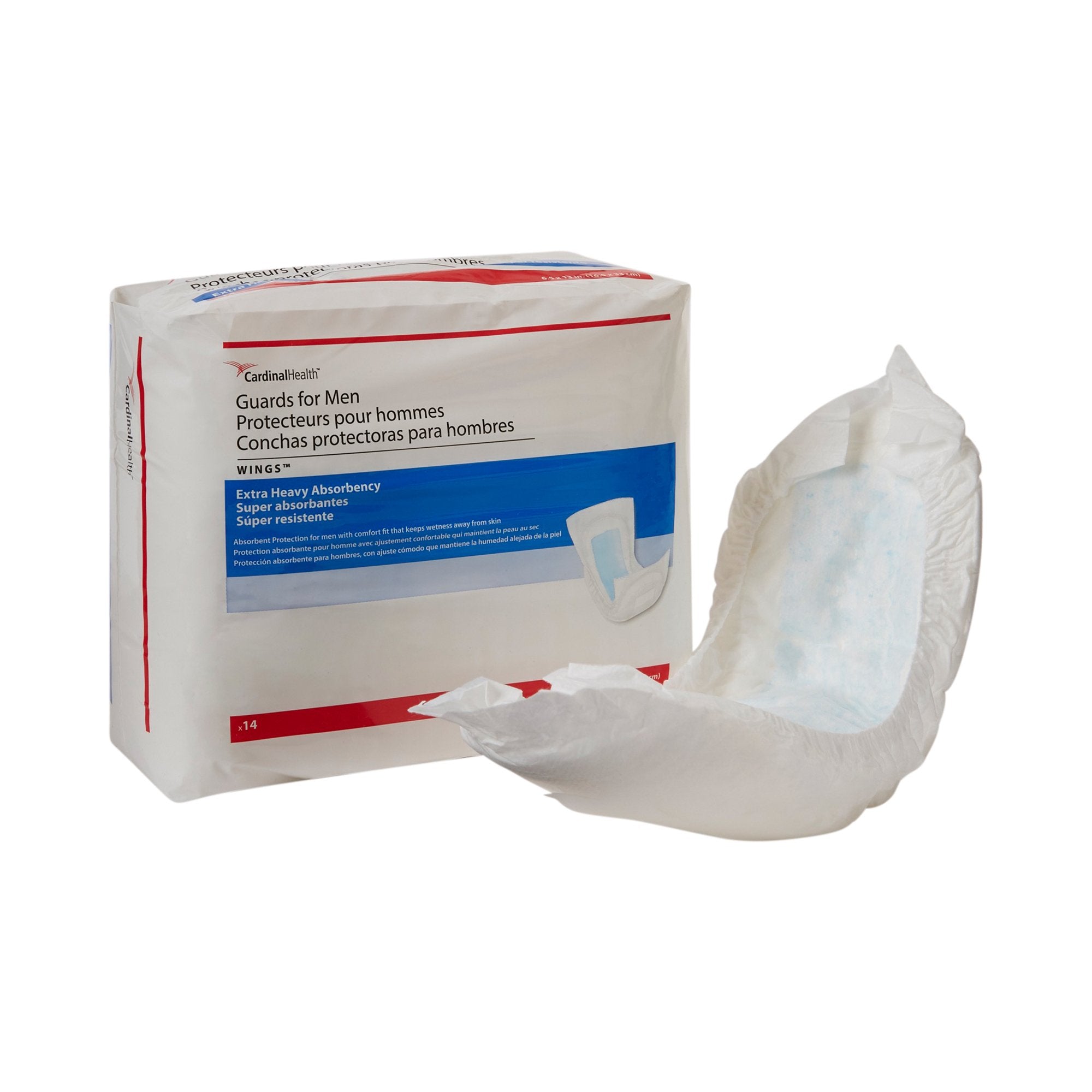Sure Care™ Bladder Control Pad 6-1/2 X 13 Inch Heavy Absorbency Polyme ...