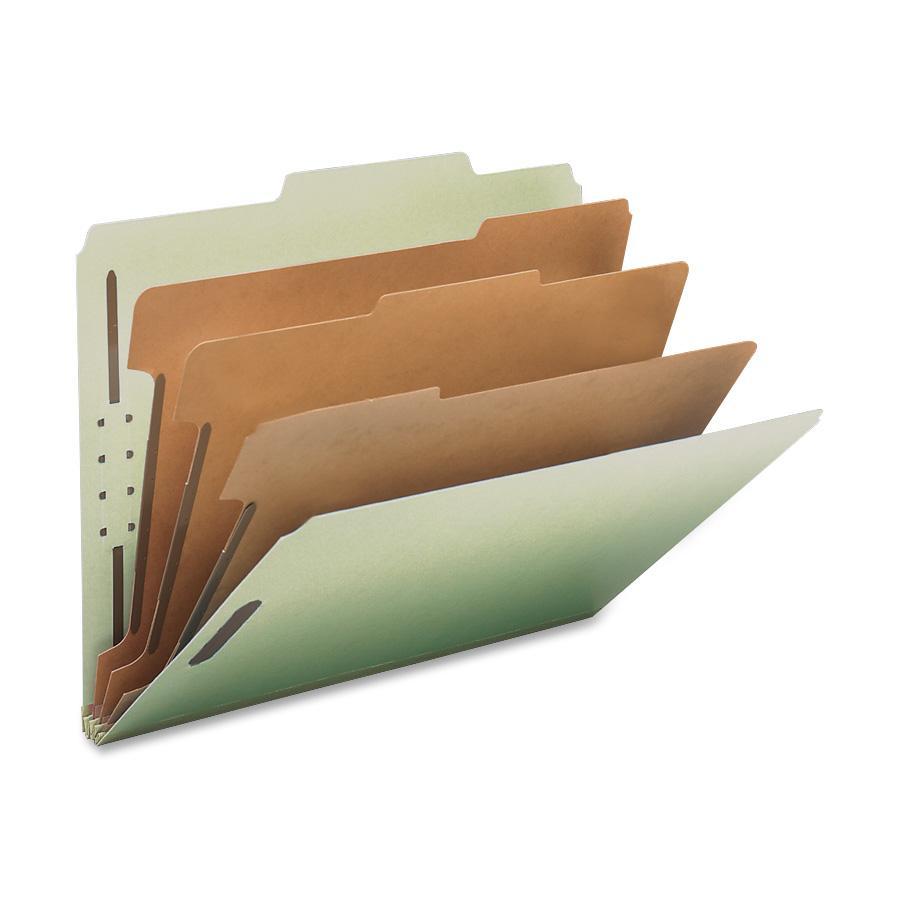 Nature Saver Classification Folder, Letter, Recycled, 3-DIV, 10/BX, GY ...