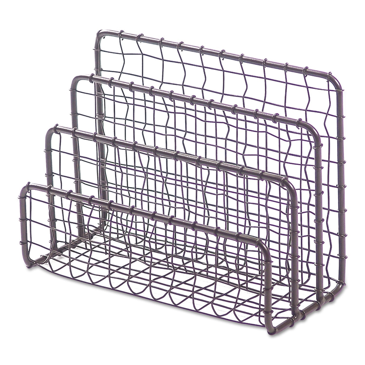 Vintage Wire Mesh File and Letter Sorter, 3 Sections, DL to Legal Size ...